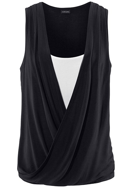Sleeveless Layered Look Top | LASCANA