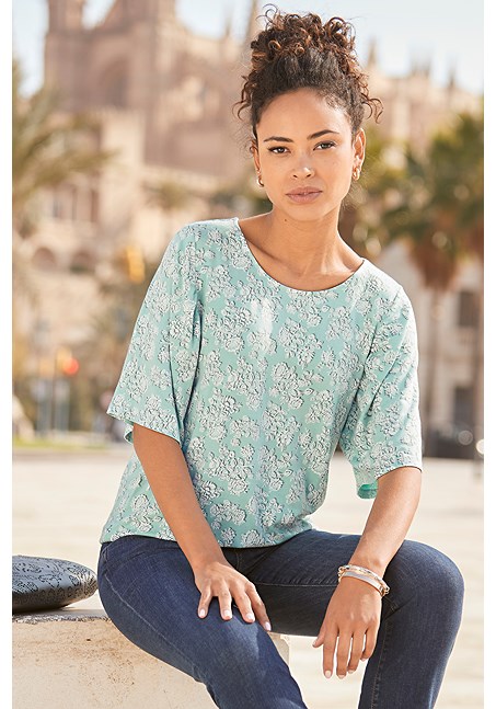 2 Pk Wide Sleeve Tops